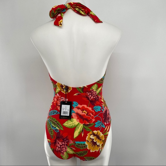 Sunn Lab Swim | Swim | Sunn Lab Swim Red Floral Pc Swimsuit Nwt | Poshmark